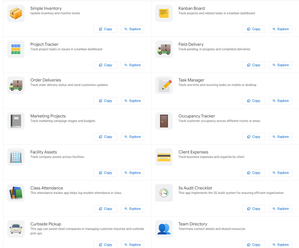 Google AppSheet Happtiq